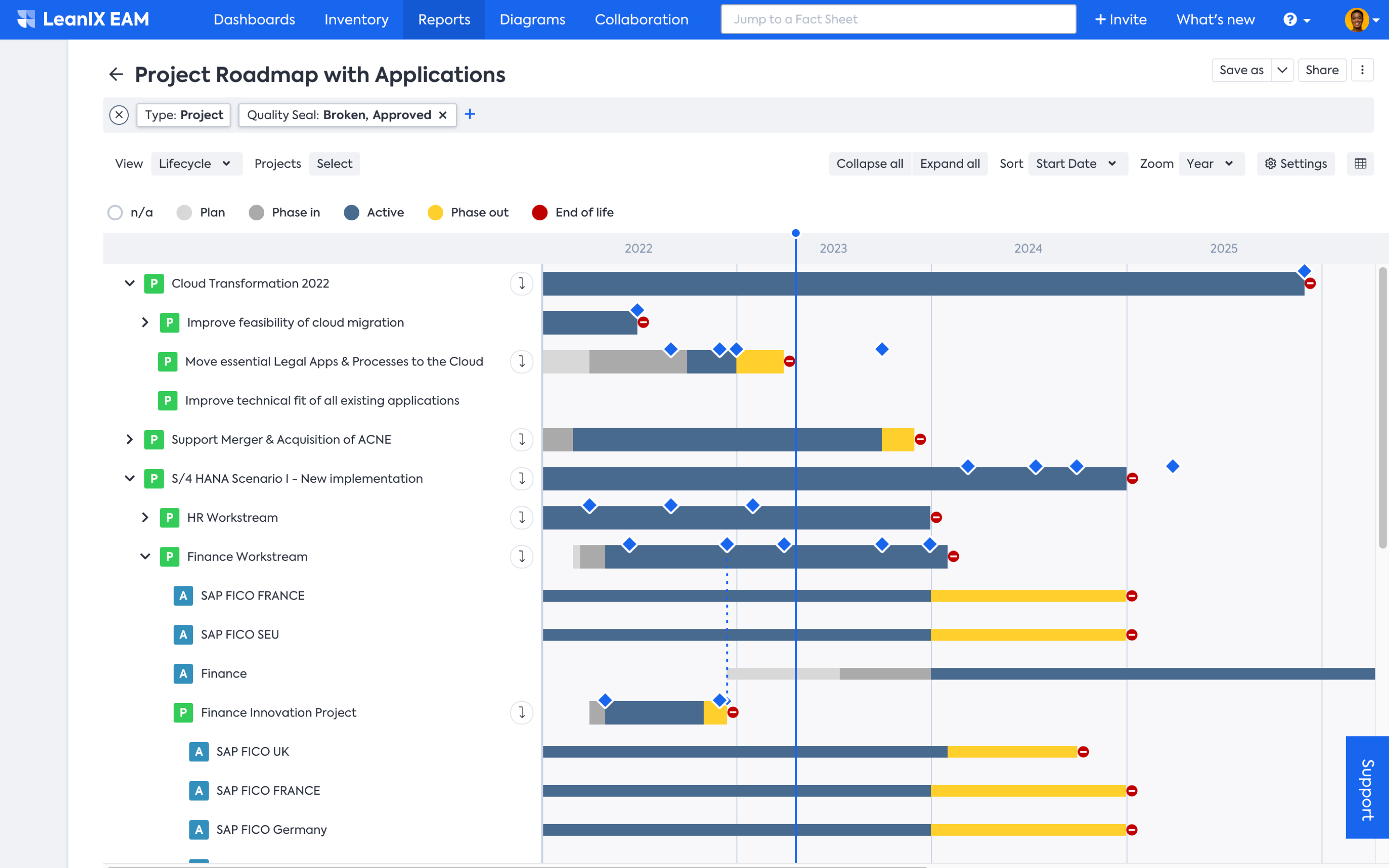 ERP Transformation Solution | LeanIX EAM