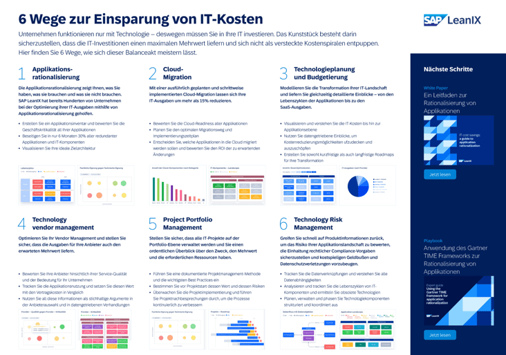 Guide: Application Rationalization | LeanIX