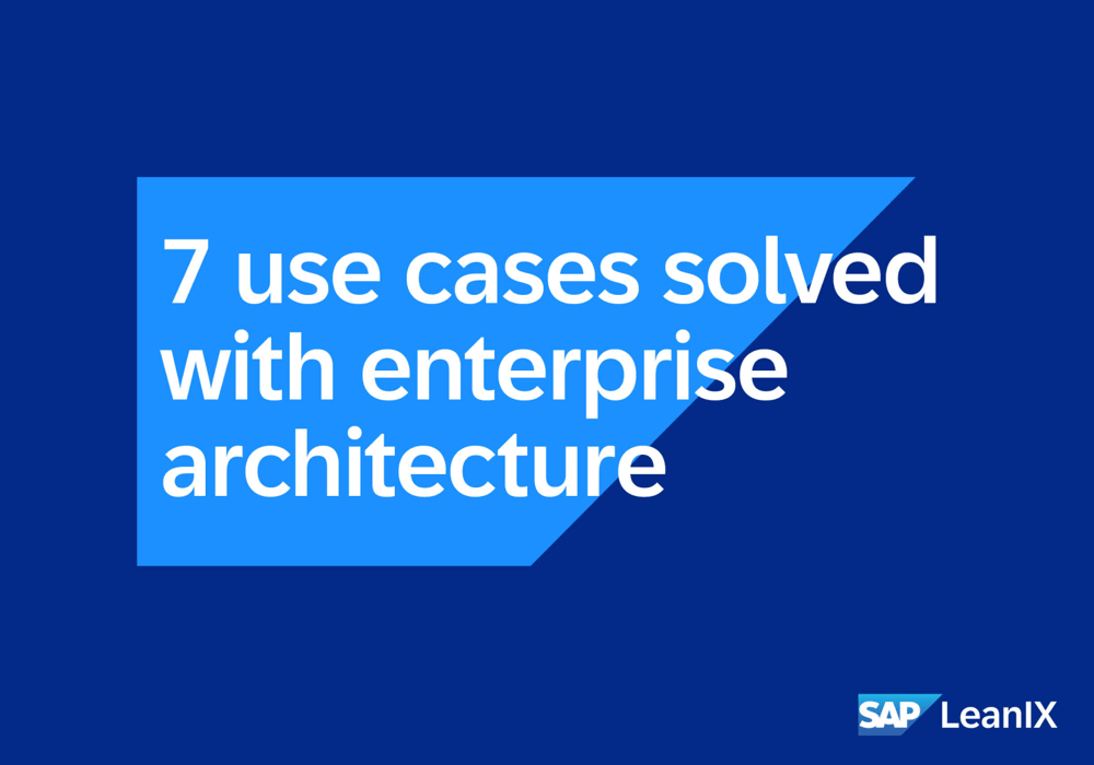 Enterprise Architecture Meta Model | SAP LeanIX
