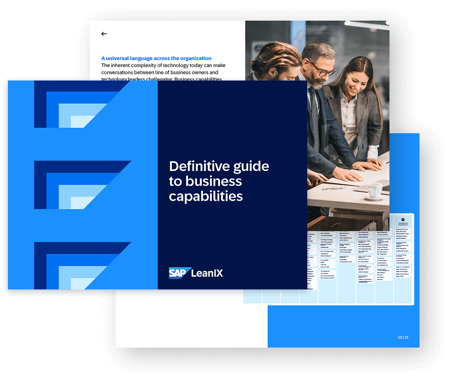 SAP LeanIX Business Capability Map