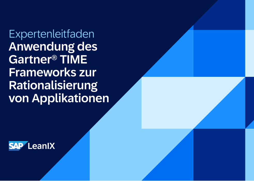 Gartner® TIME-Modell | LeanIX