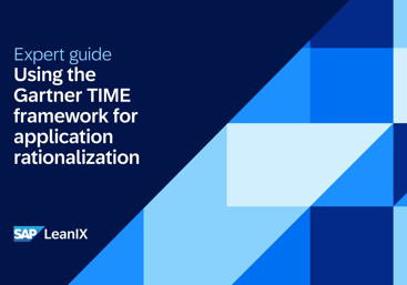 Gartner® TIME Model: Effective Application Portfolio Mgmt | LeanIX