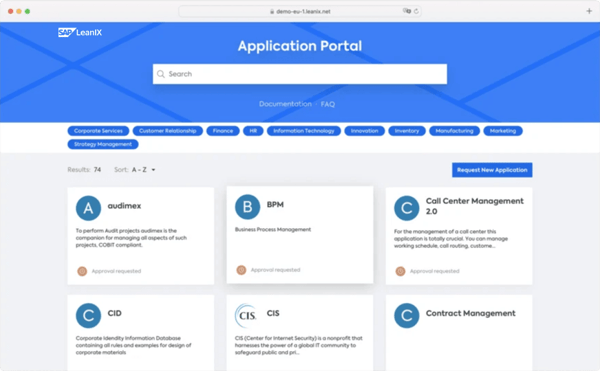 LeanIX Enterprise Architecture - Features