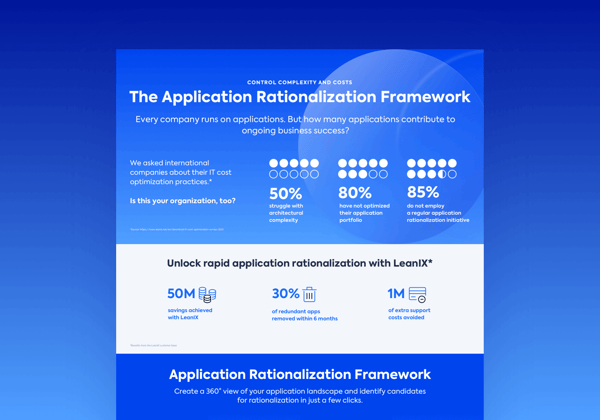 Application Criticality Assessment & Matrix | LeanIX