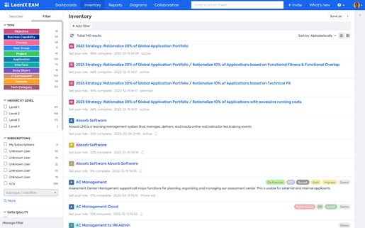 Application Rationalization Solution | LeanIX