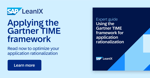 Gartner® TIME Model: Effective Application Portfolio Mgmt | LeanIX