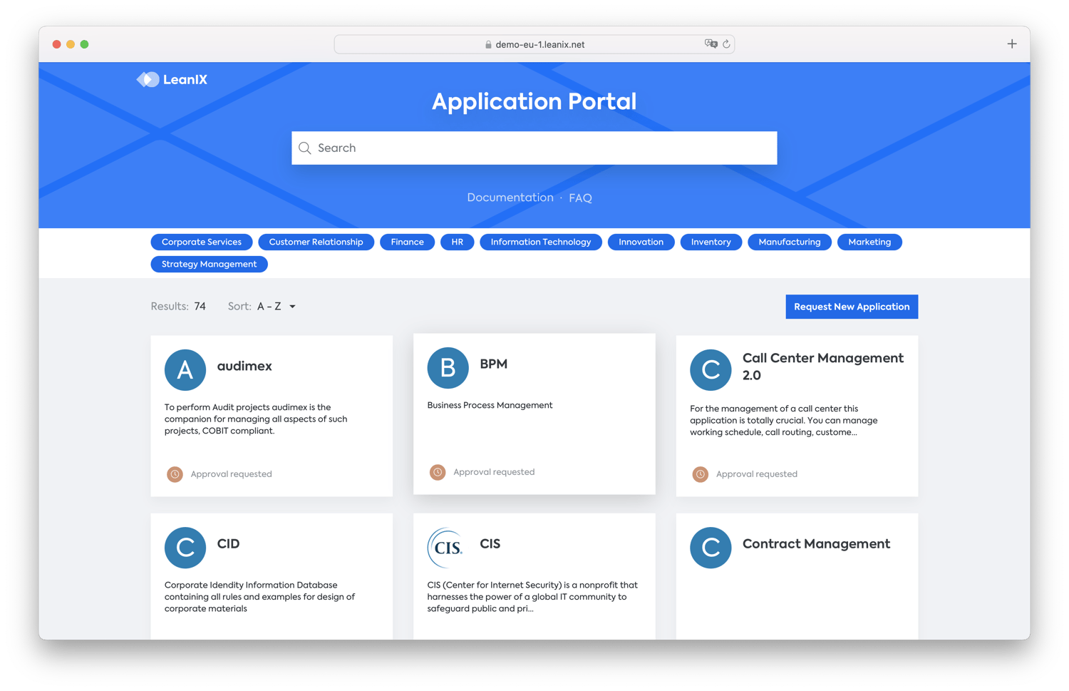 LeanIX Enterprise Architecture - Features