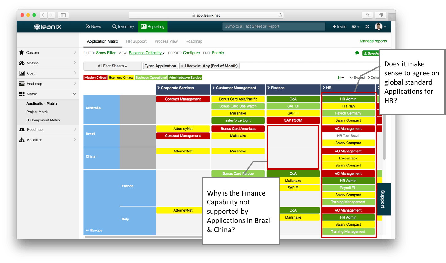 Application Portfolio Management (APM) Enterprise Architecture Tool ...