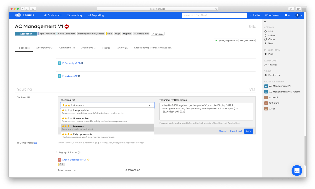 A Way to Monitor Digital Transformations with Enterprise Architecture
