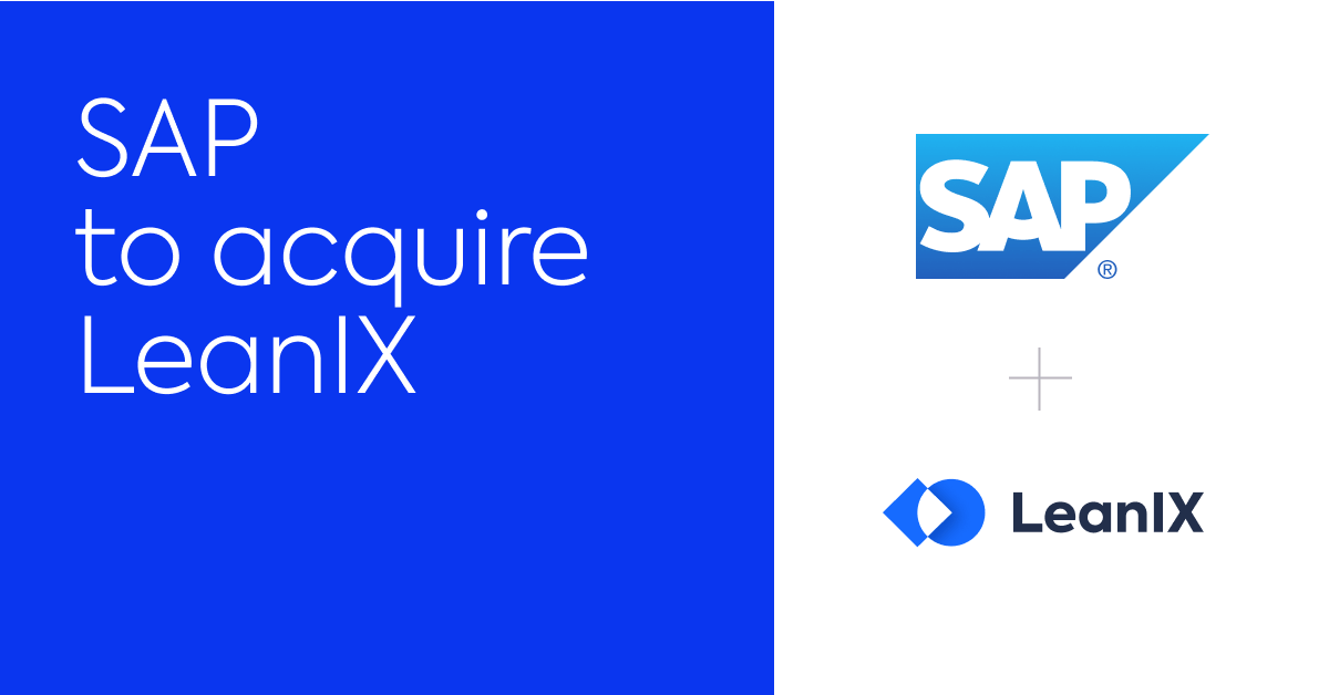 SAP to Acquire LeanIX, Delivering Customers a Comprehensive Solution ...