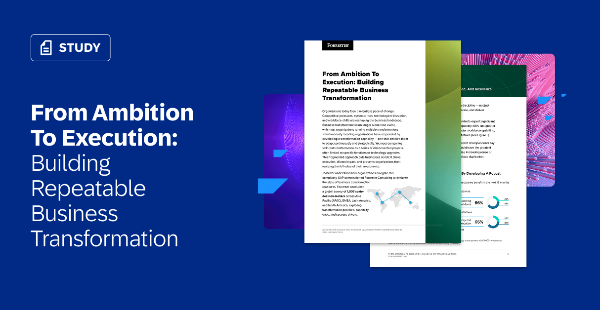Executive summary: Business transformation management in 2026: Snapshot ...