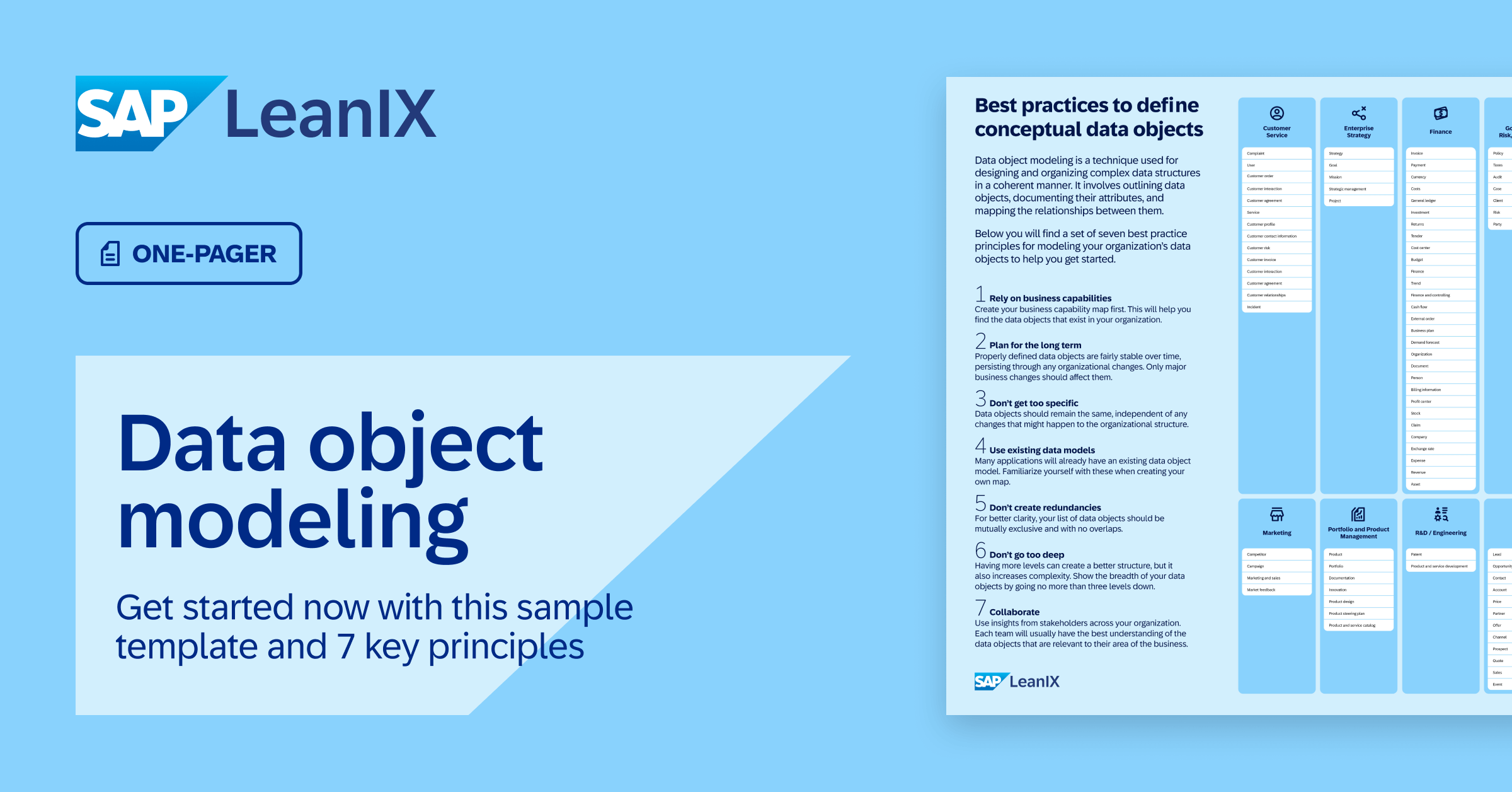Best practices to define conceptual data objects