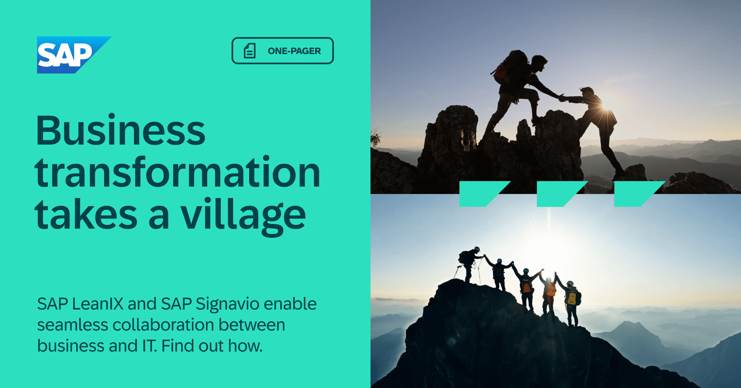 Collaboration is key to business transformation