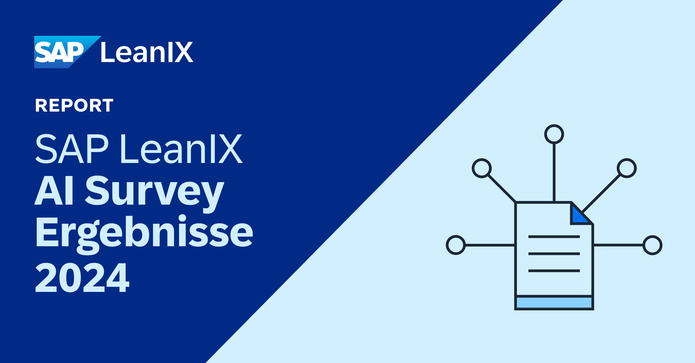 SAP LeanIX AI Survey 2024 | Unternehmen im Blindflug
