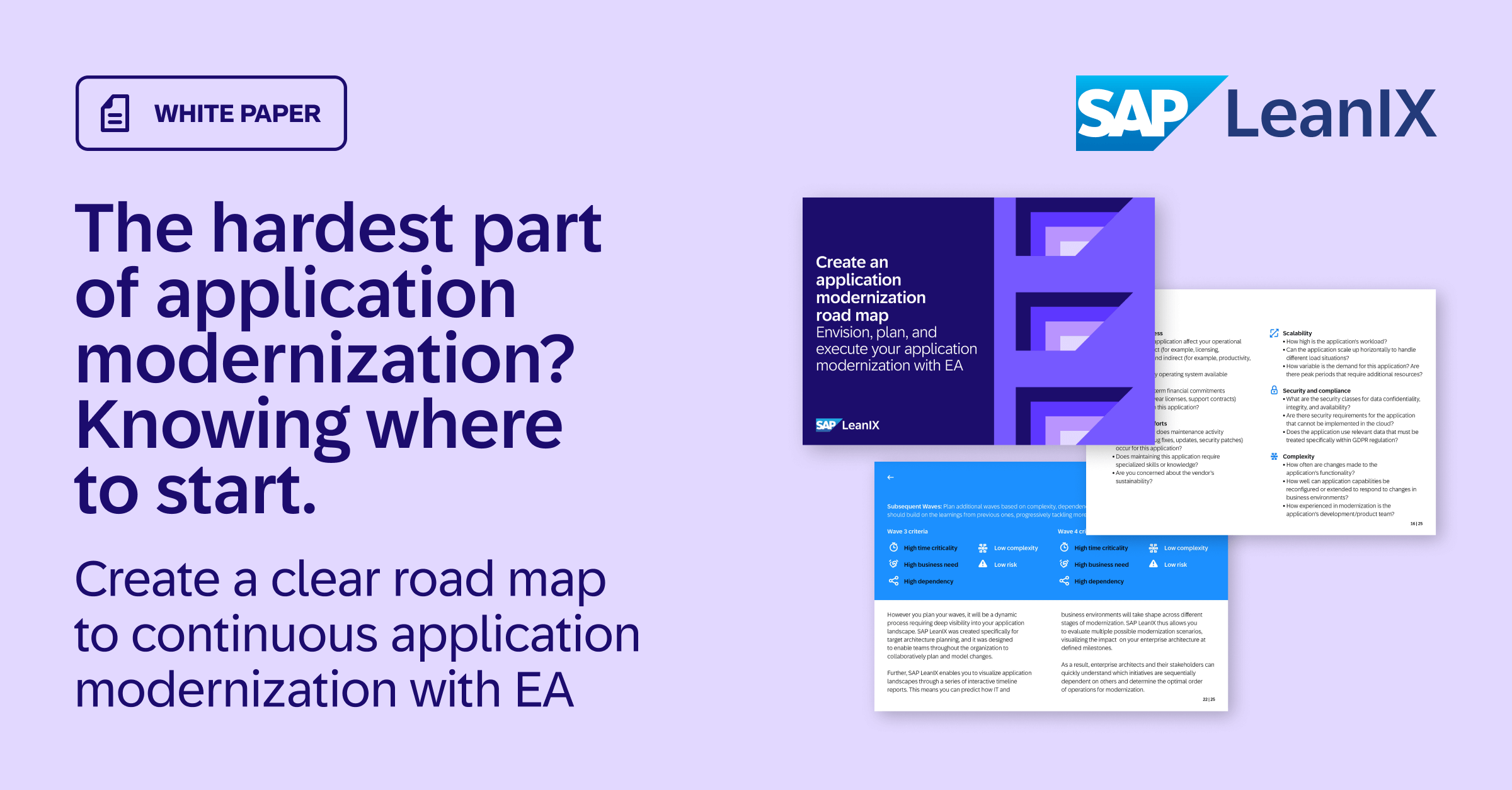 Create an Application Modernization Road Map