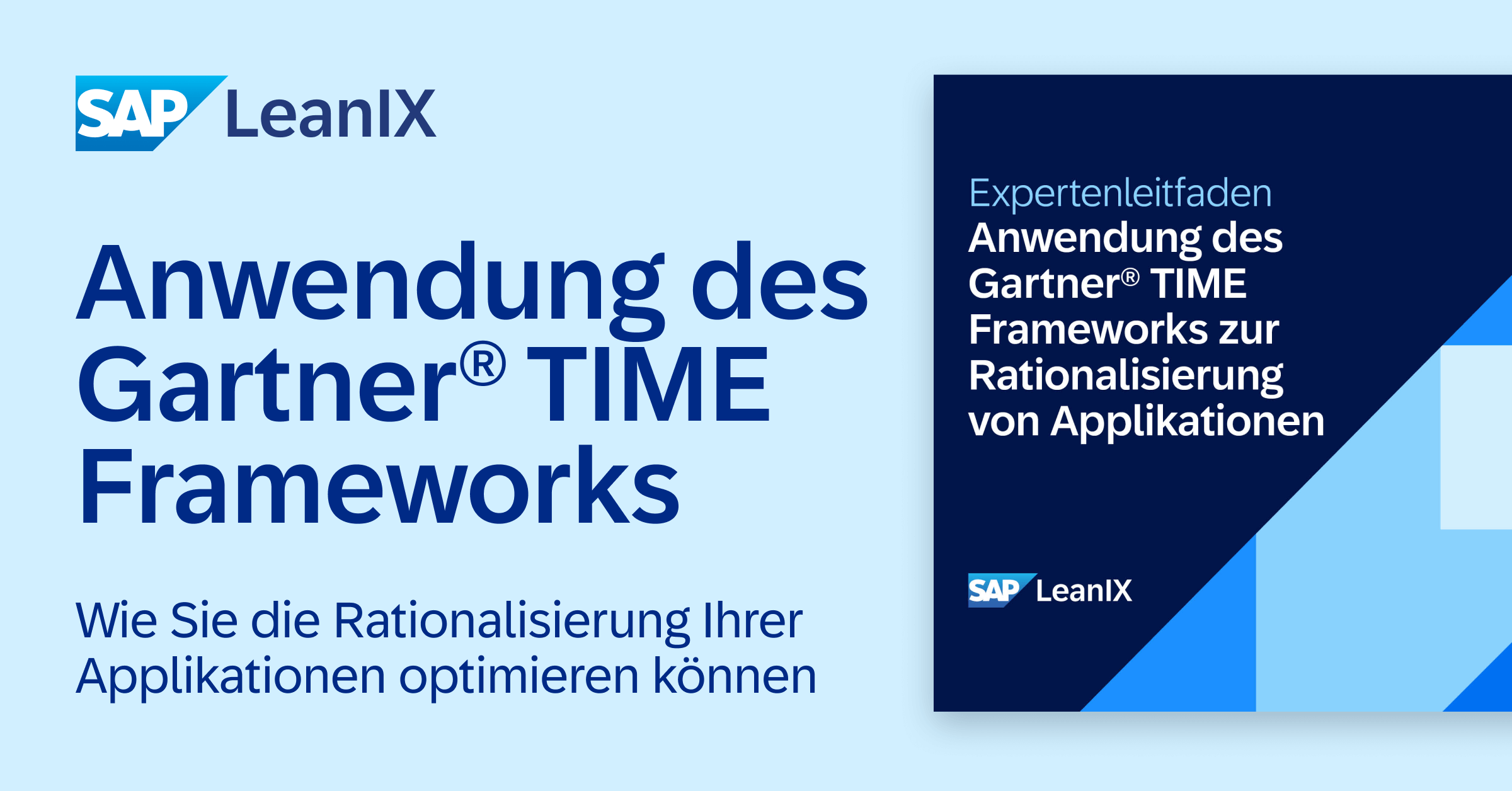 Anwendung des Gartner TIME Frameworks zur Rationalisierung von Applikationen