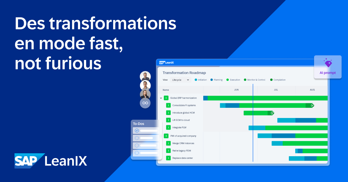 SAP LeanIX | Transformation d’architecture d’entreprise