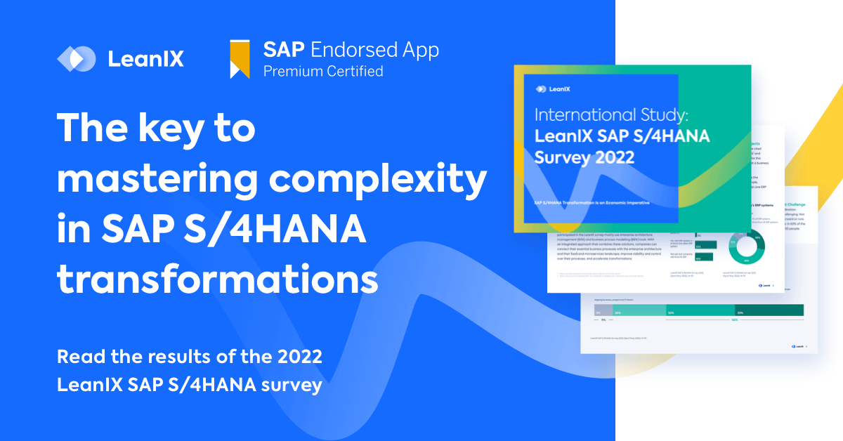 LeanIX Survey Reveals Only 12% of SAP Users Have Finished the SAP S ...
