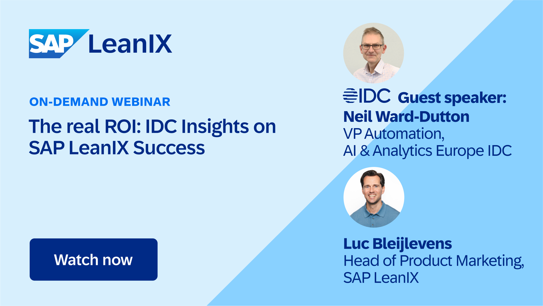 On-demand Webinar: The real ROI: IDC Insights on SAP LeanIX Success